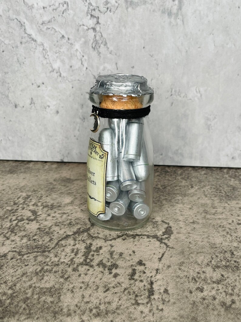 Silver Bullets Potion Bottle - Etsy