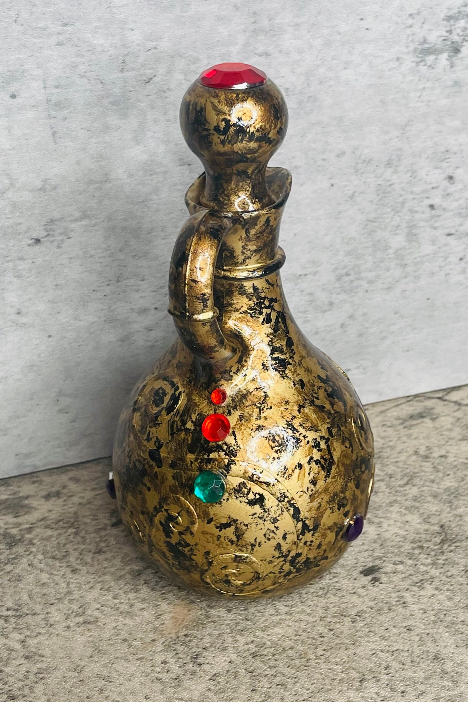 Gold Djinn genie Lamp 3 - Etsy