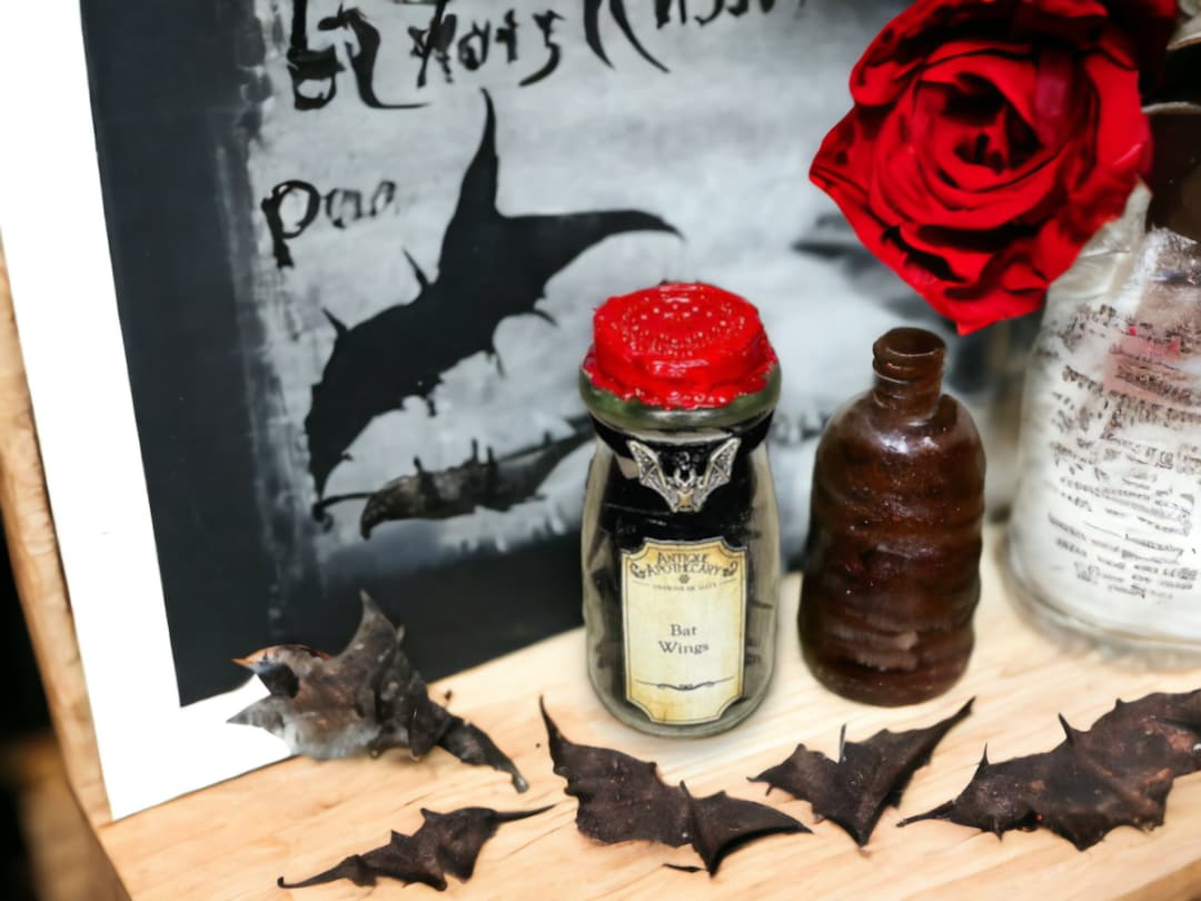 Bat Wings Potion Bottle - Etsy