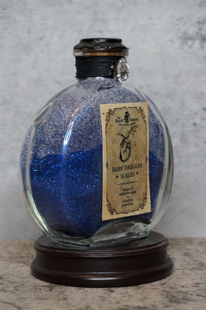 Baby Dragon Scales Potion Bottle - Etsy
