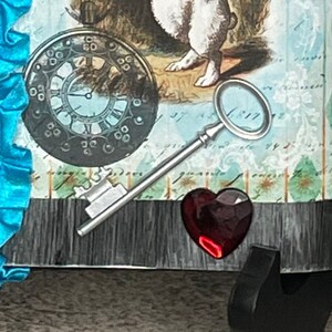 Alice in Wonderland Themed Open Faced Book - Etsy