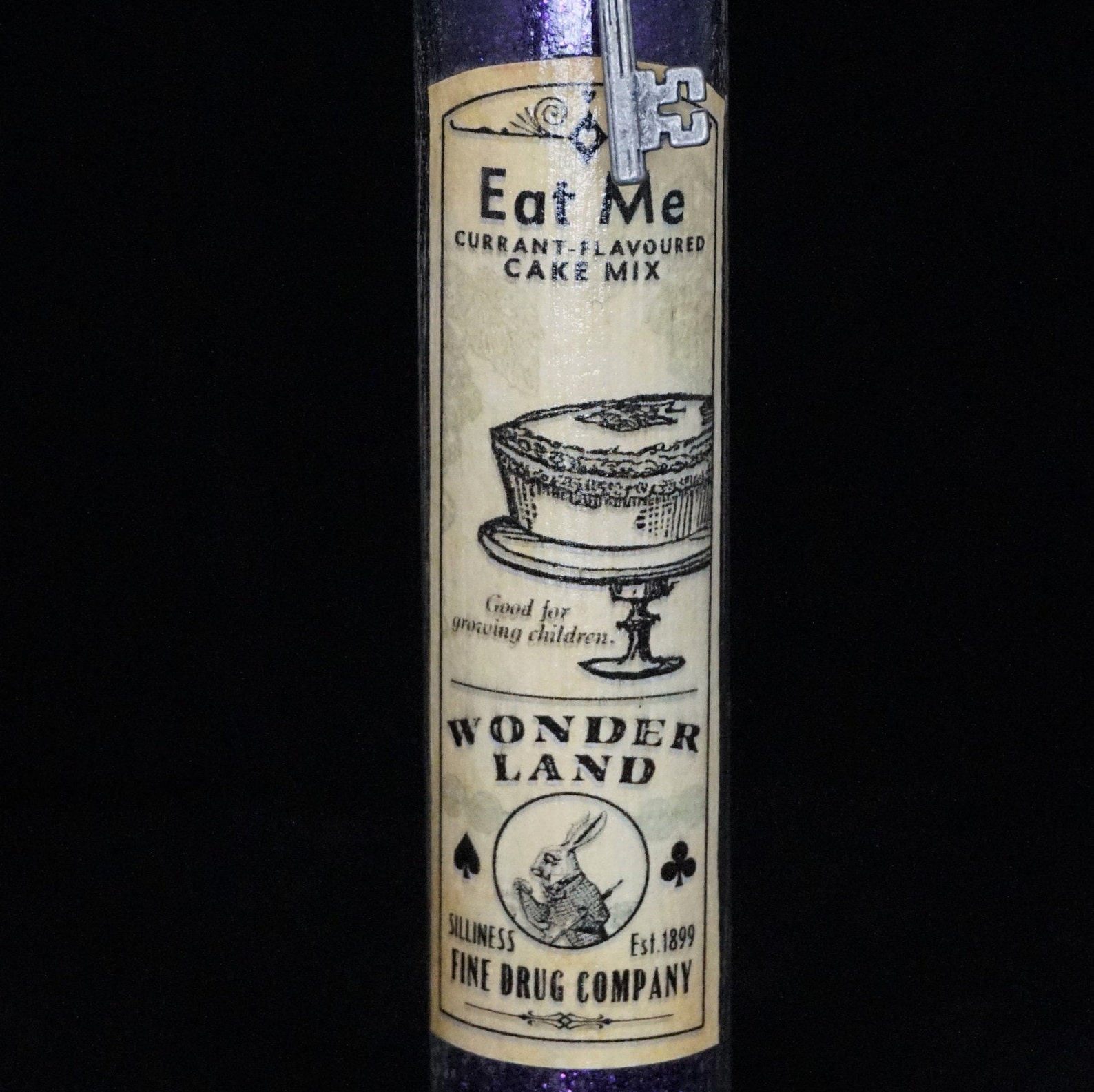 Alice in Wonderland Eat Me 2 Test Tube Potion Bottle | Etsy