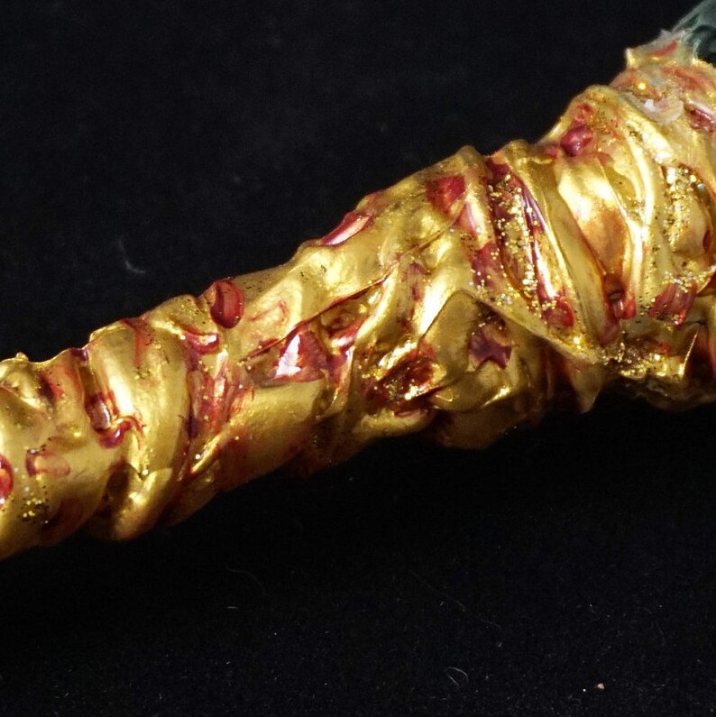 Gold Metallic Fairy Wand With Clear Marble | Etsy