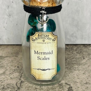 Mermaid Scales Potion Bottle - Etsy
