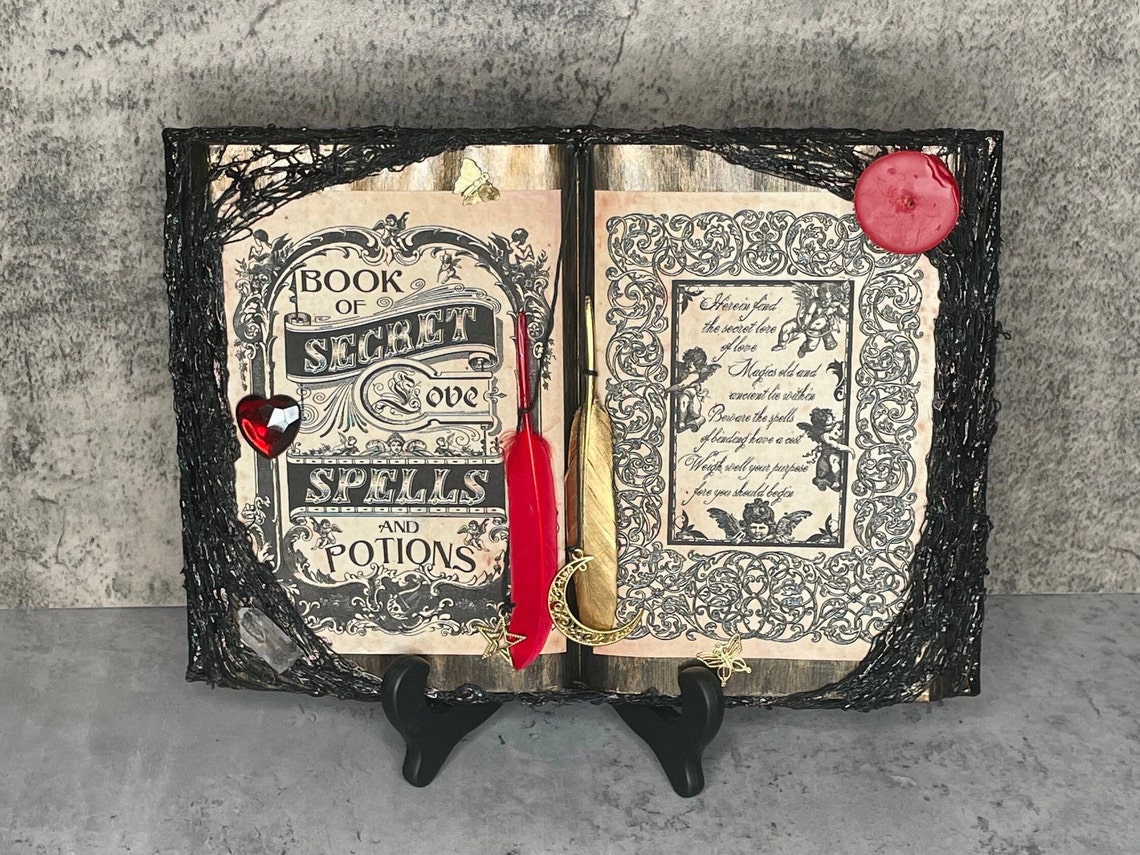 Love Spells Open Spell Book - Etsy