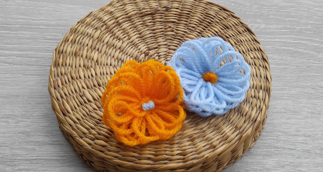 Small Flower Brooch, Yellow Blue Flower Pin, Symbol of Ukraine, Small ...