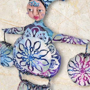 Chi Calm Energy Balancing Act Mandala OOAK Art Doll - Etsy