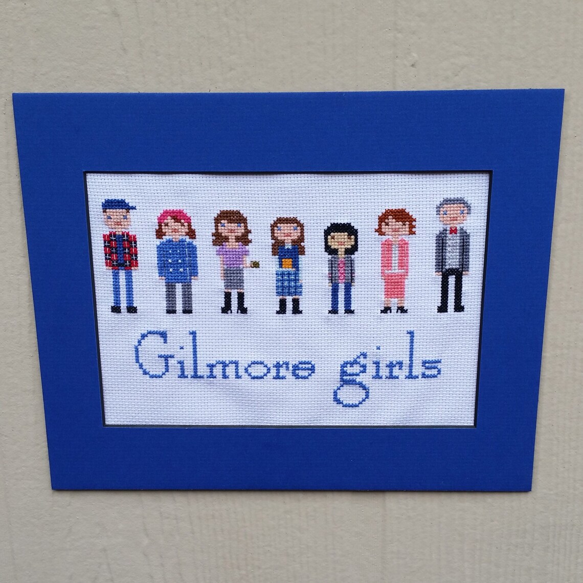 Gilmore Girls Family Portrait Cross Stitch Pattern - Etsy