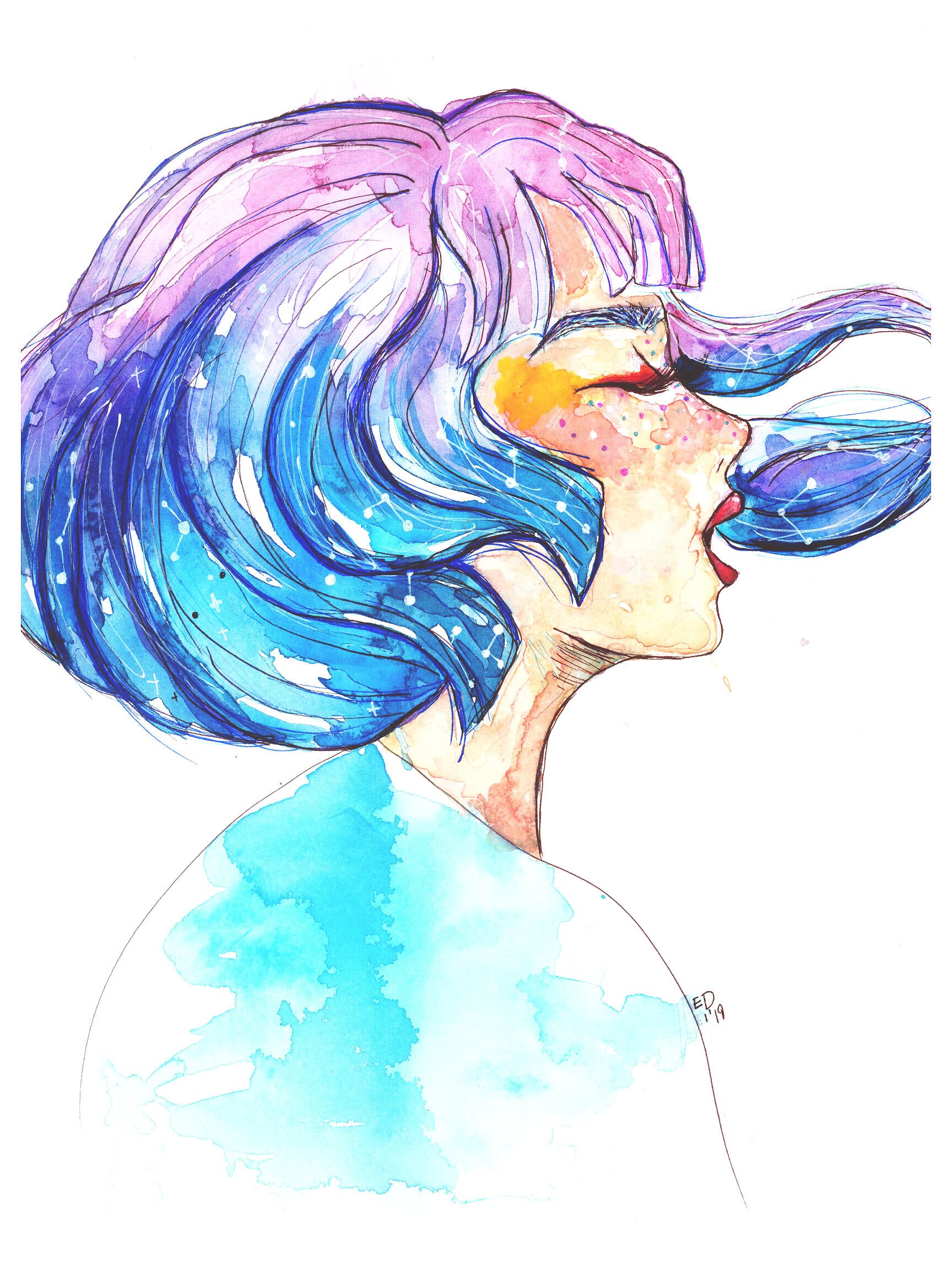 Gris Mini Print 4.2 X 5.5 Gris Game Mini Print - Etsy