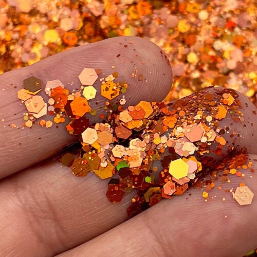 Red Pixie Dust Assorted Shape Solvent Resistant Glitter Pick - Etsy
