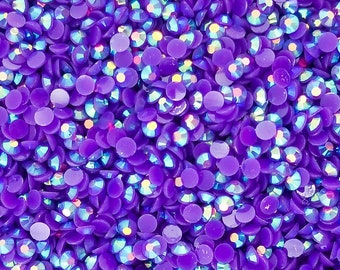 Rhinestone purple | Etsy