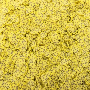 Small Swiss Cheese Slice Polymer Clay Kawaii Fake Sprinkles, Fimo Fake ...