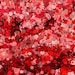 Red Pixie Dust Assorted Shape Solvent Resistant Glitter, Pick Your ...