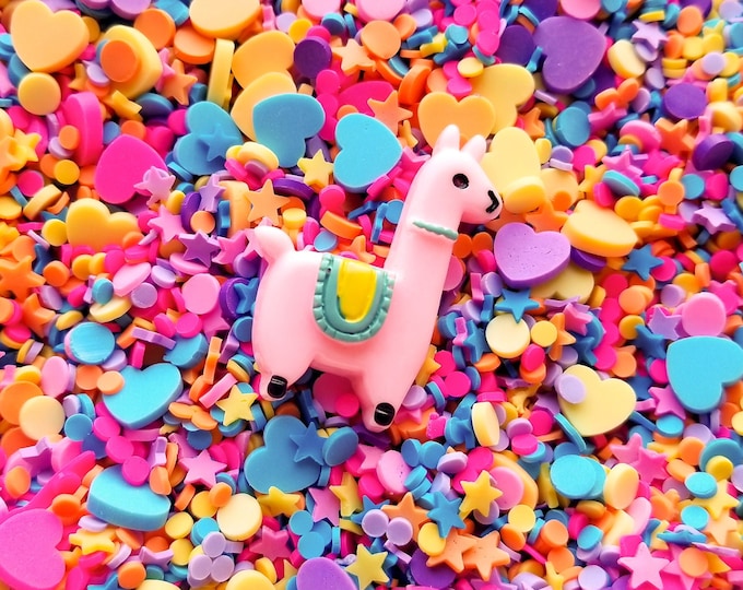Piñata Party Fake Polymer Clay Sprinkles With Resin Cab - Etsy