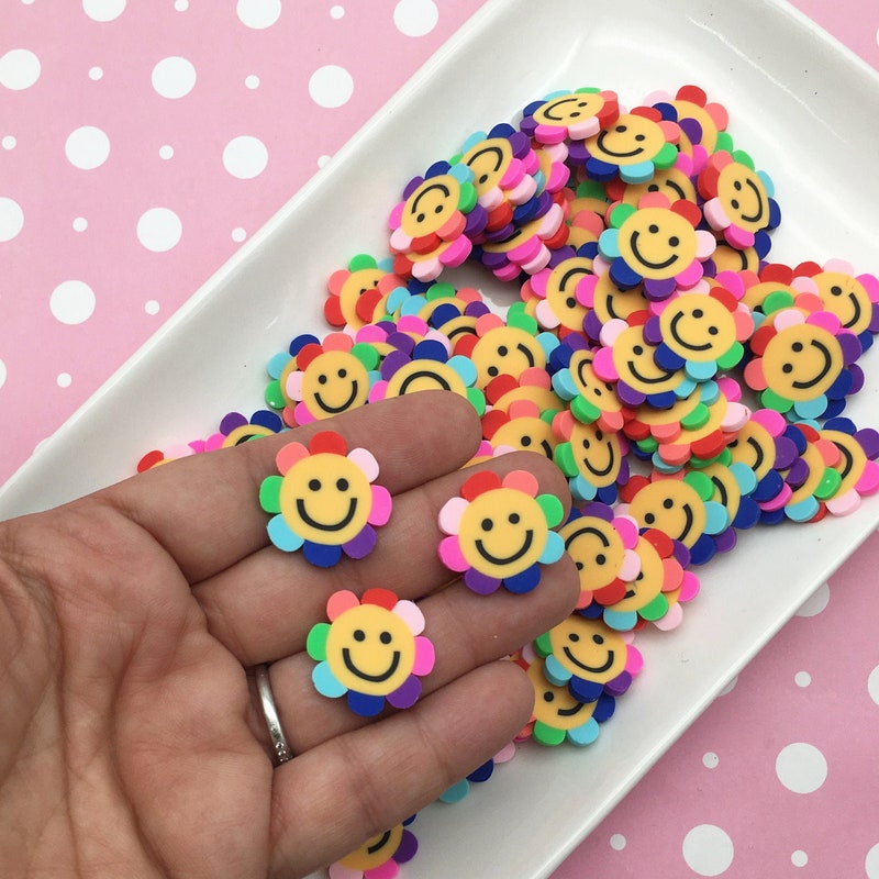 Rainbow Flower Smile - Etsy