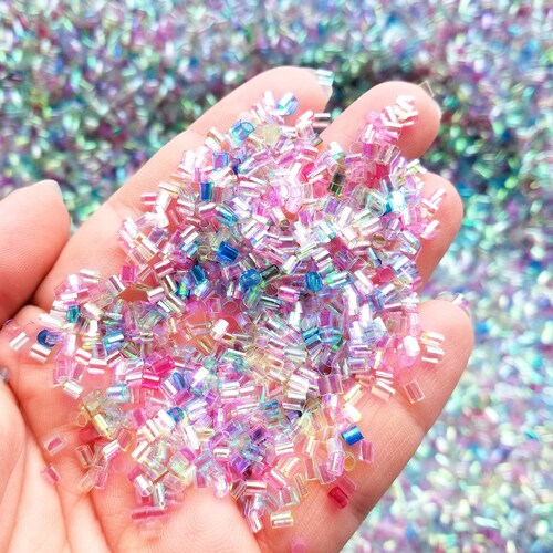 Red Metallic Crispy Bingsu Beads for Crunchy Slime Iridescent | Etsy