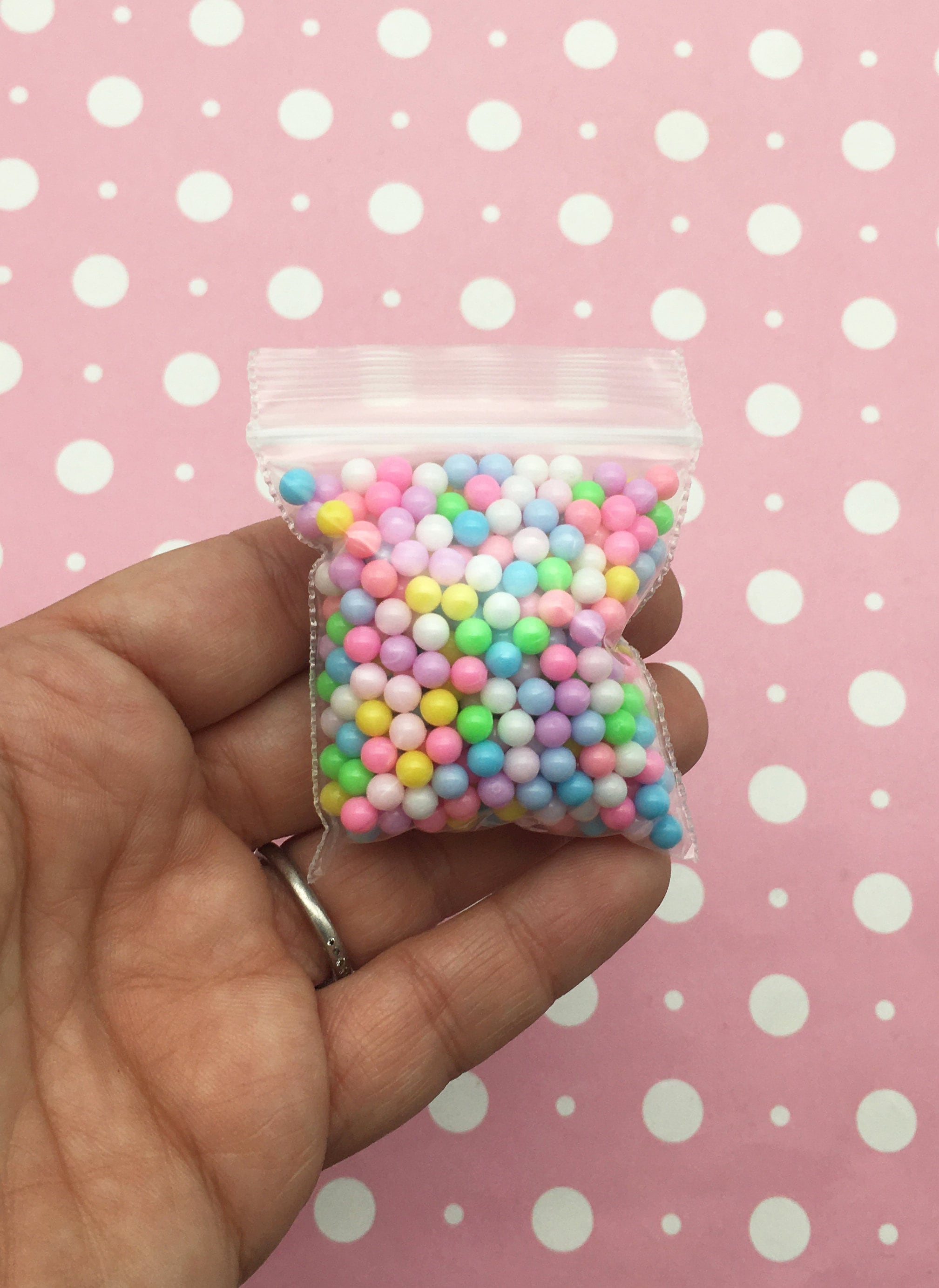 Pastel Rainbow Chips 4mm Faux Nonpareil Acrylic Dragees No - Etsy