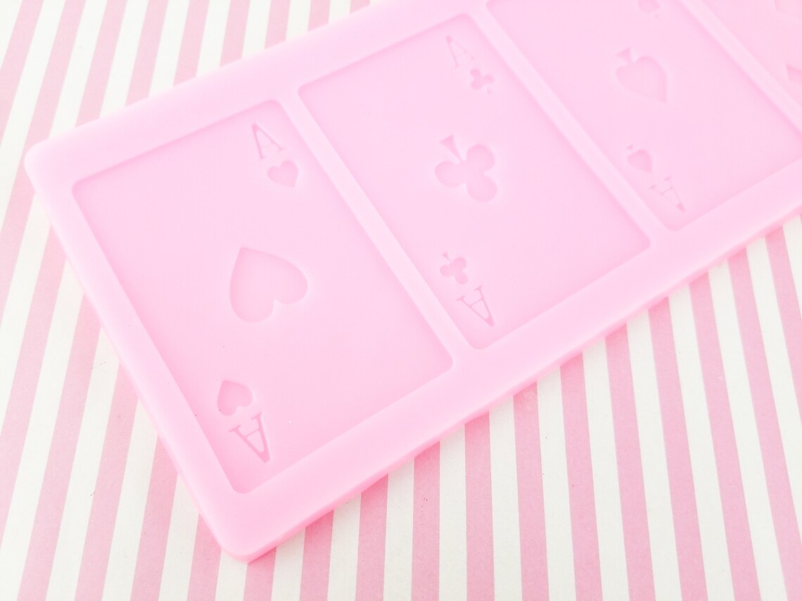 Large Life-size Playing Ace Card Themed Mold Cards Cabochon - Etsy