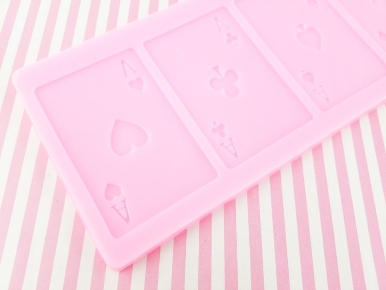 Large Life-size Playing Ace Card Themed Mold Cards Cabochon - Etsy