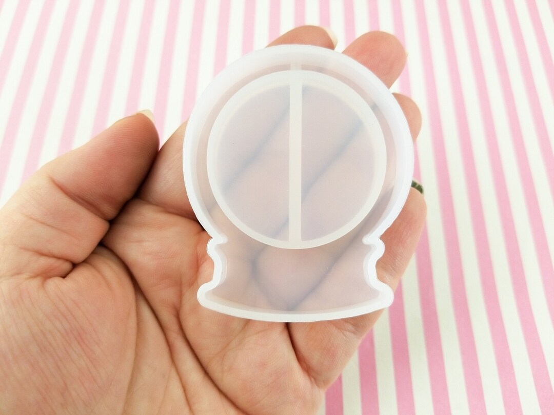 48x58mm Snow Globe Shaker Mold for Cabochons, 1 Part Silicone Mold ...