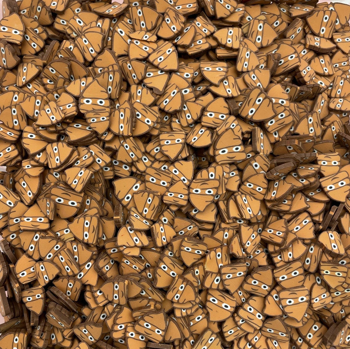 Large Polymer Clay Poop Emoji Turd Burglar Non Edible | Etsy