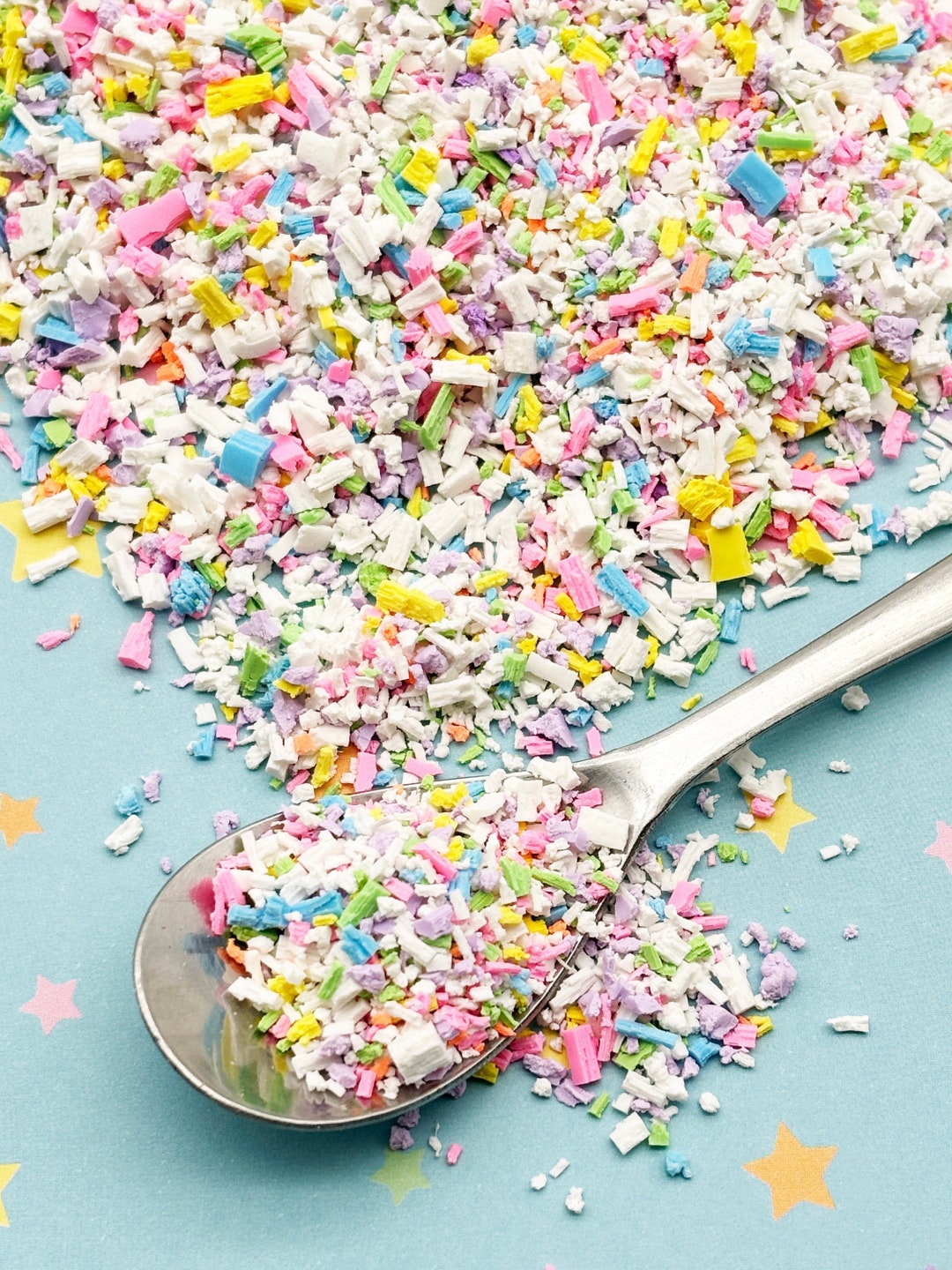 Cereal Milk, Fake Fruity Pebbles Polymer Clay Candy Multicolor Fake ...