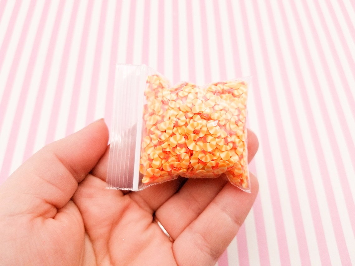 Small Shrimp Slice Polymer Clay Kawaii Fake Sprinkles, Fimo Fake Food ...
