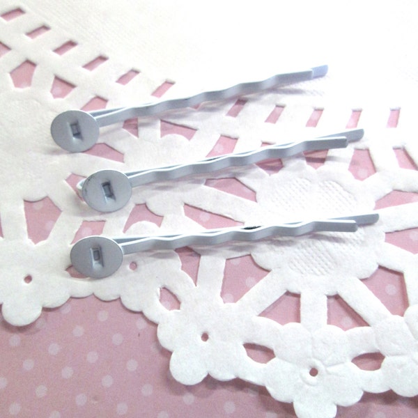 White Bobby Pins - Etsy