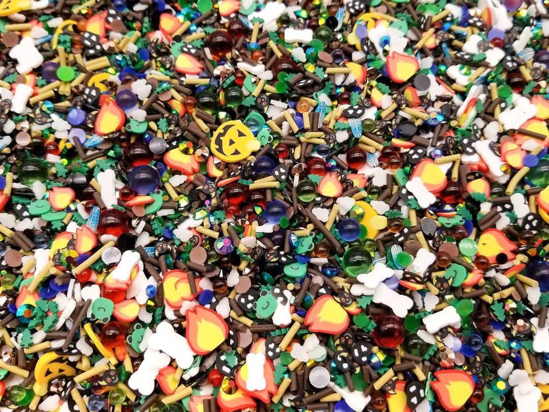Witches Cauldron Polymer Clay Halloween Spooky Inedible Sprinkles, Fake ...