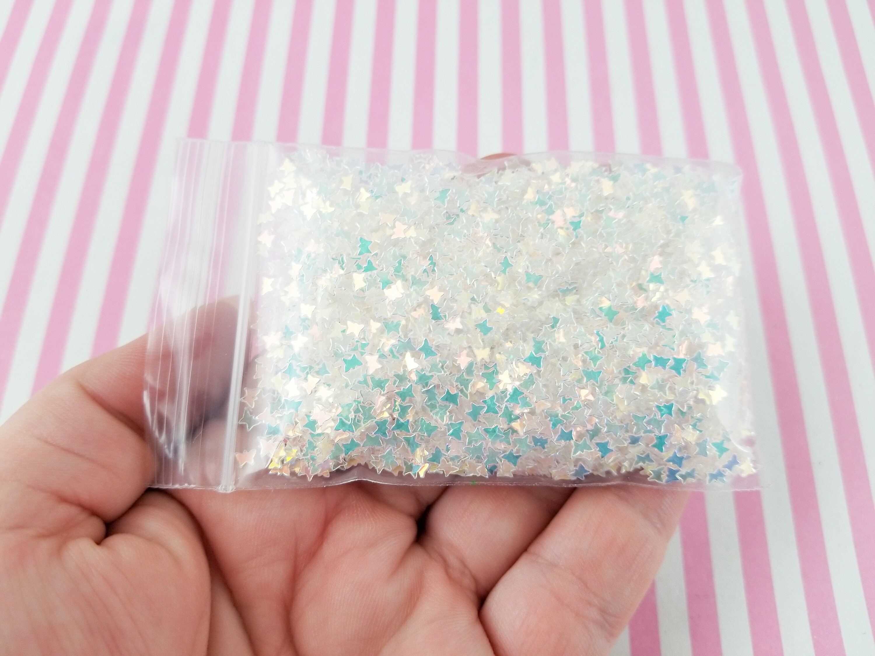 Arctic Clear Iridescent Shift Translucent Butterfly Glitter - Etsy