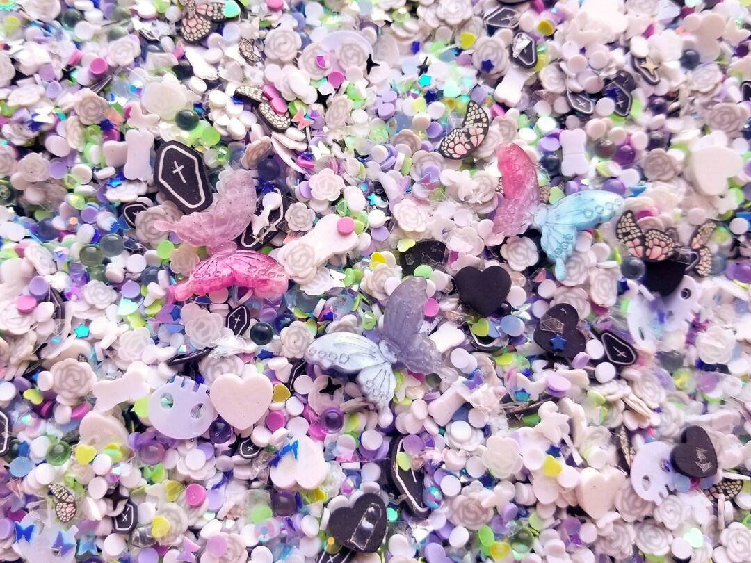 Corpse Bride, Fake Polymer Clay Sprinkles Resin Rhinestones With ONE ...