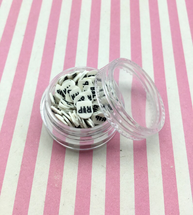 Small Spooky RIP Halloween Tombstone Headstone Polymer Clay - Etsy