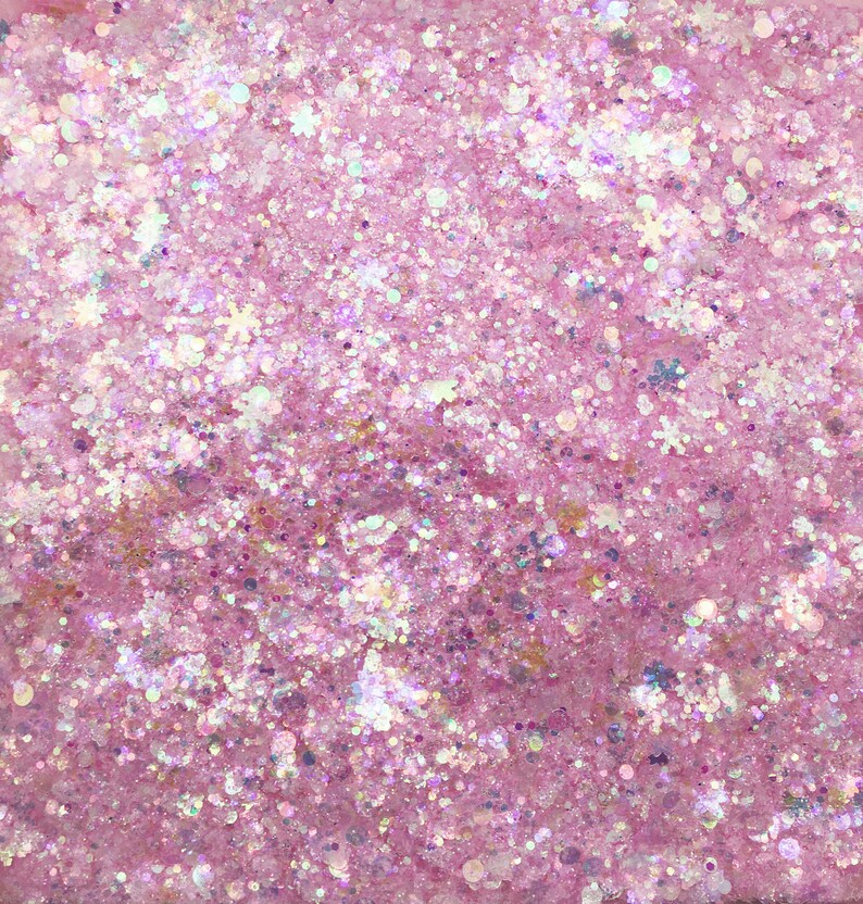 Pink Pixie Dust Iridescent Shift Assorted Shape Glitter Pick - Etsy
