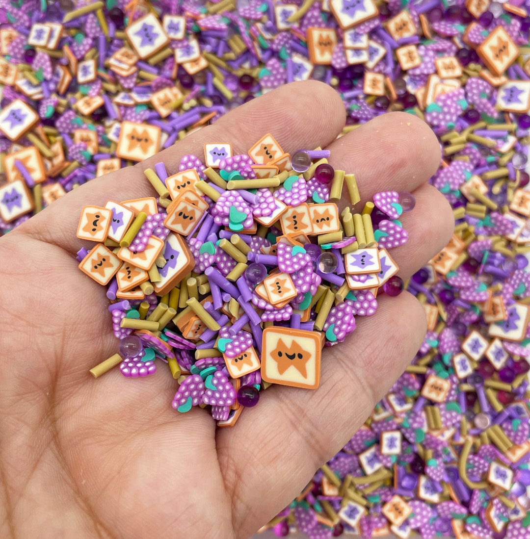 Peanut Butter and Jelly Sprinkle Mix, Bright Sprinkles With Grape ...