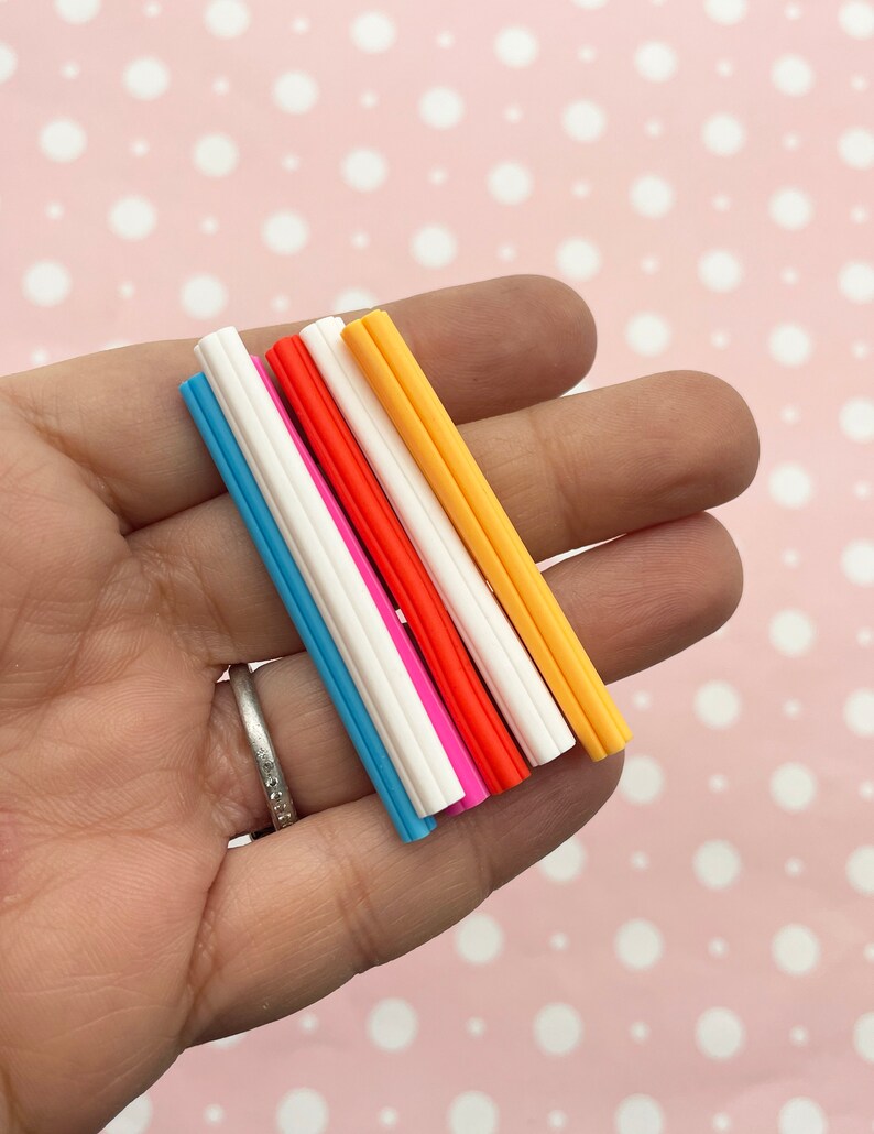 10 Assorted Colorful Flower Polymer Clay Nail Art Canes, #f306 - Etsy
