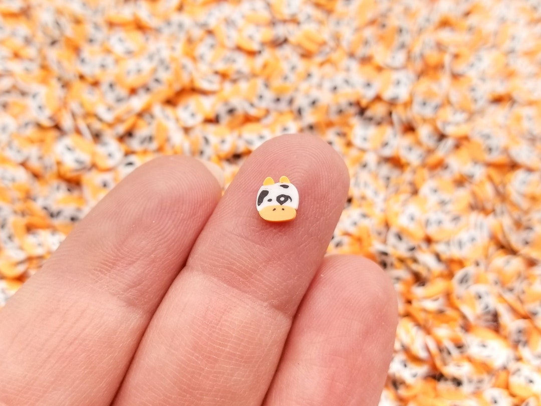 Cow Polymer Clay Sprinkles, Animal Sprinkles, Fimo Fake Sprinkle Mix ...