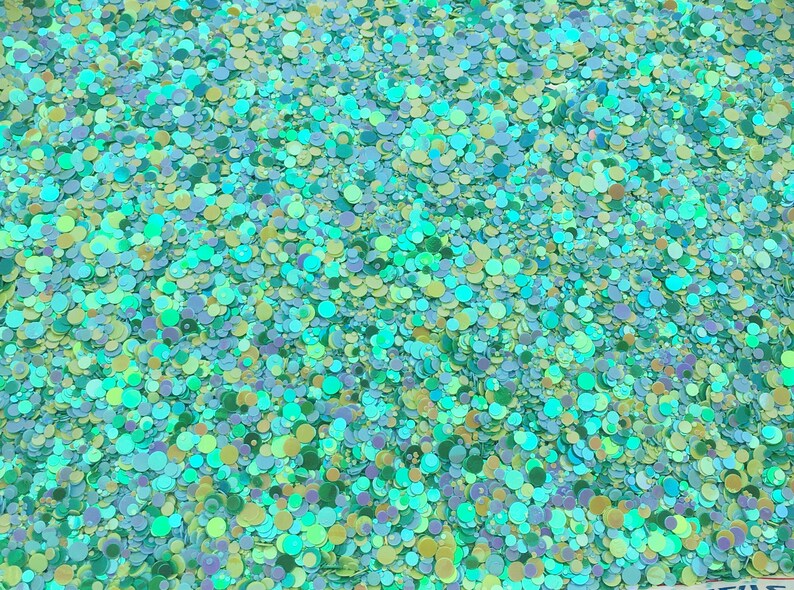 Mermaid Green Blue Aqua Multicolor Iridescent Shift Round - Etsy