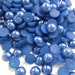 10mm Round Pearl Cabochon, Blue, Flat Back 50 Pieces - Etsy