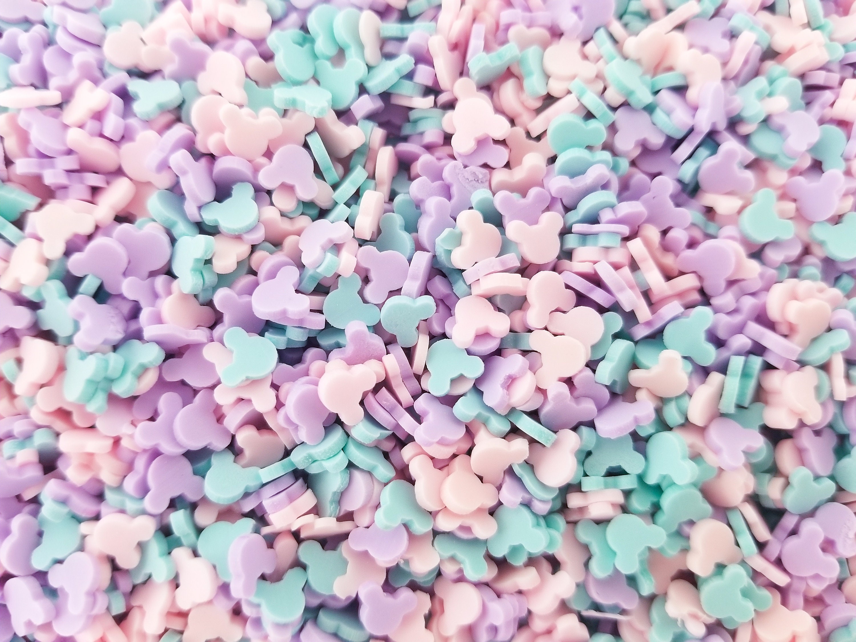 TRICOLOR MER-MOUSE Pastel Mouse Ears Sprinkle Mix With Pink - Etsy