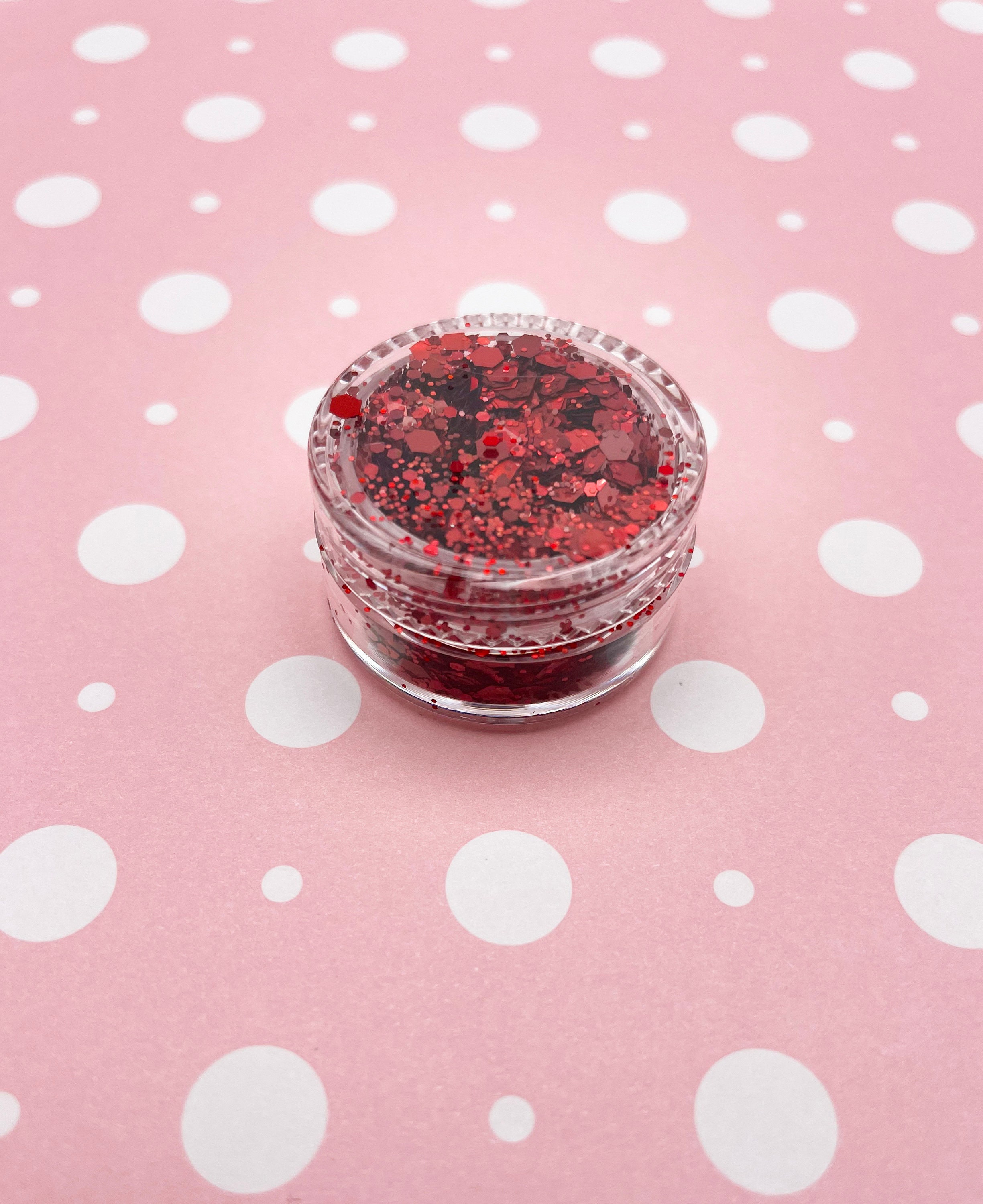 Red Pixie Dust Assorted Shape Solvent Resistant Glitter Pick - Etsy