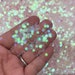 Clear Blue Iridescent Shift 4 Point Star Glitter Confetti - Etsy