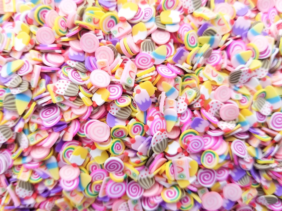 Polymer Clay Dessert Nail Art Slices, Faux Miniature Sweets, Fake Bake ...