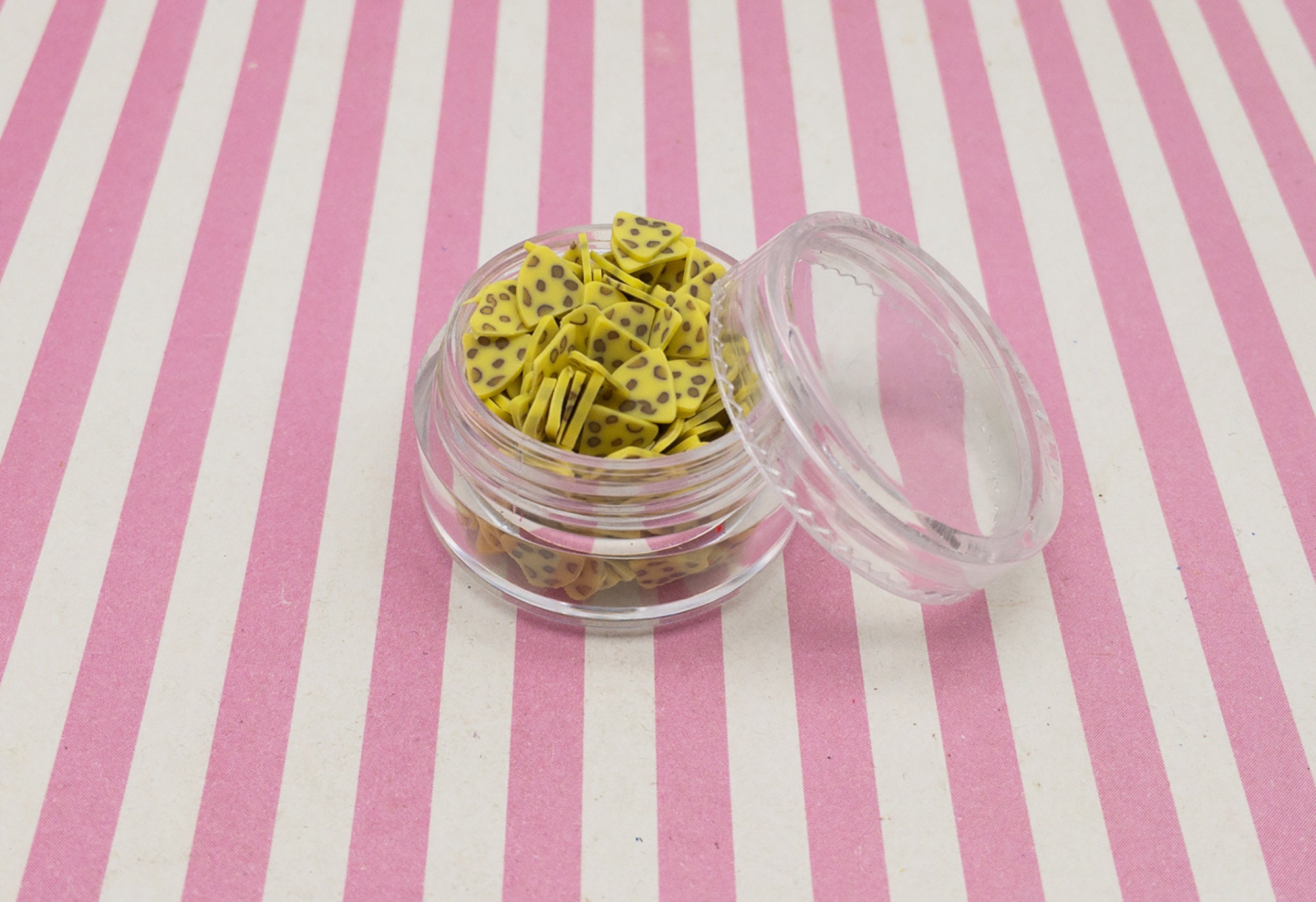 Small Swiss Cheese Slice Polymer Clay Kawaii Fake Sprinkles | Etsy