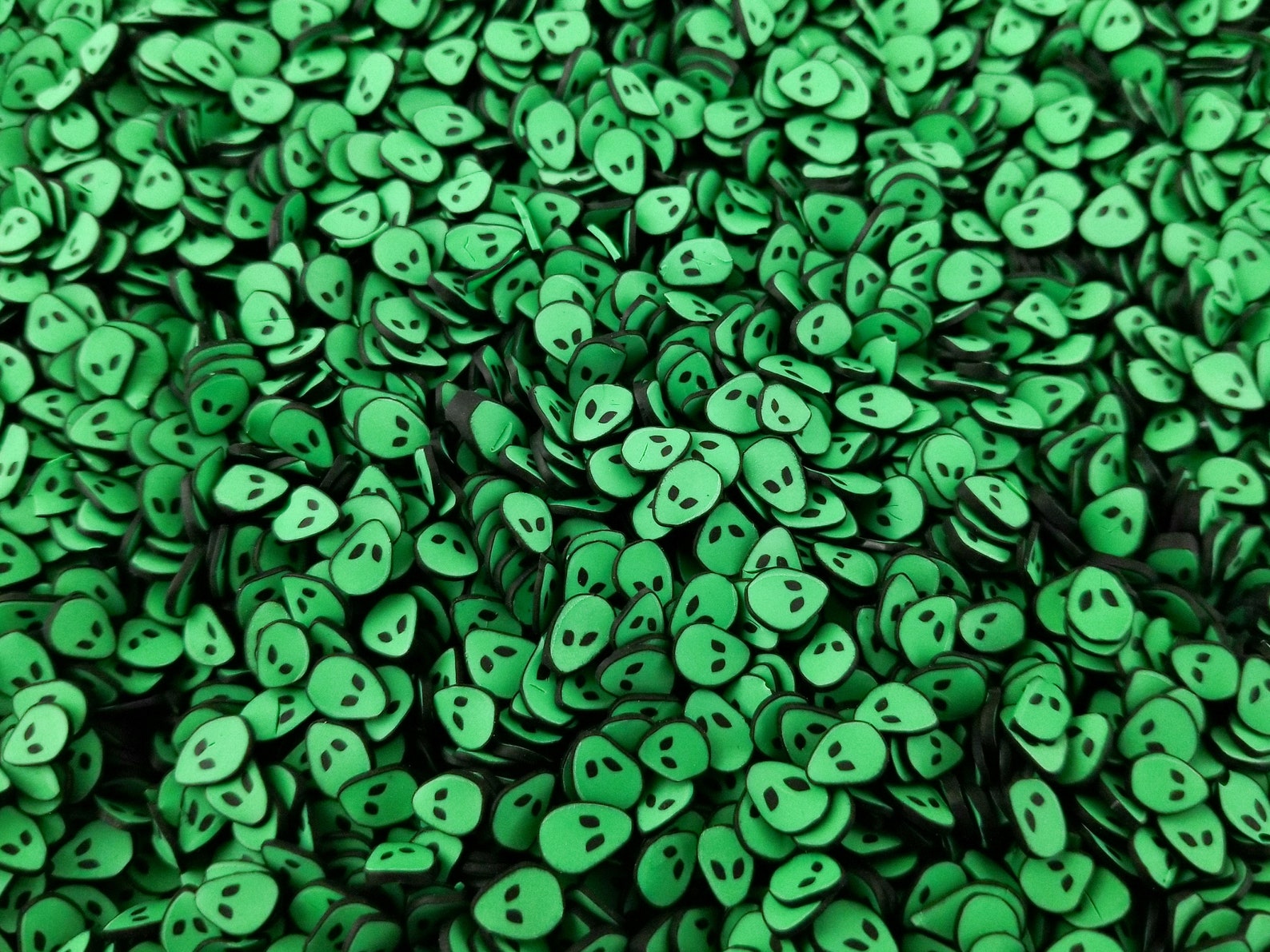 Alien Polymer Clay Slices Nail Art Slices Faux Sprinkles - Etsy