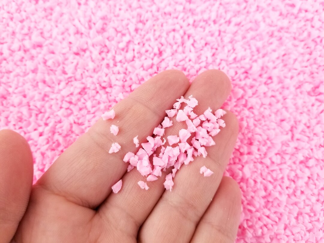 Strawberry Pink Candy Chunk Crumbles, Fruit Crumble, Faux Candy Crumble ...