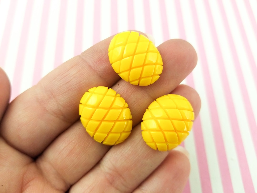 6 Sliced Resin Mango Cabochons 138 - Etsy