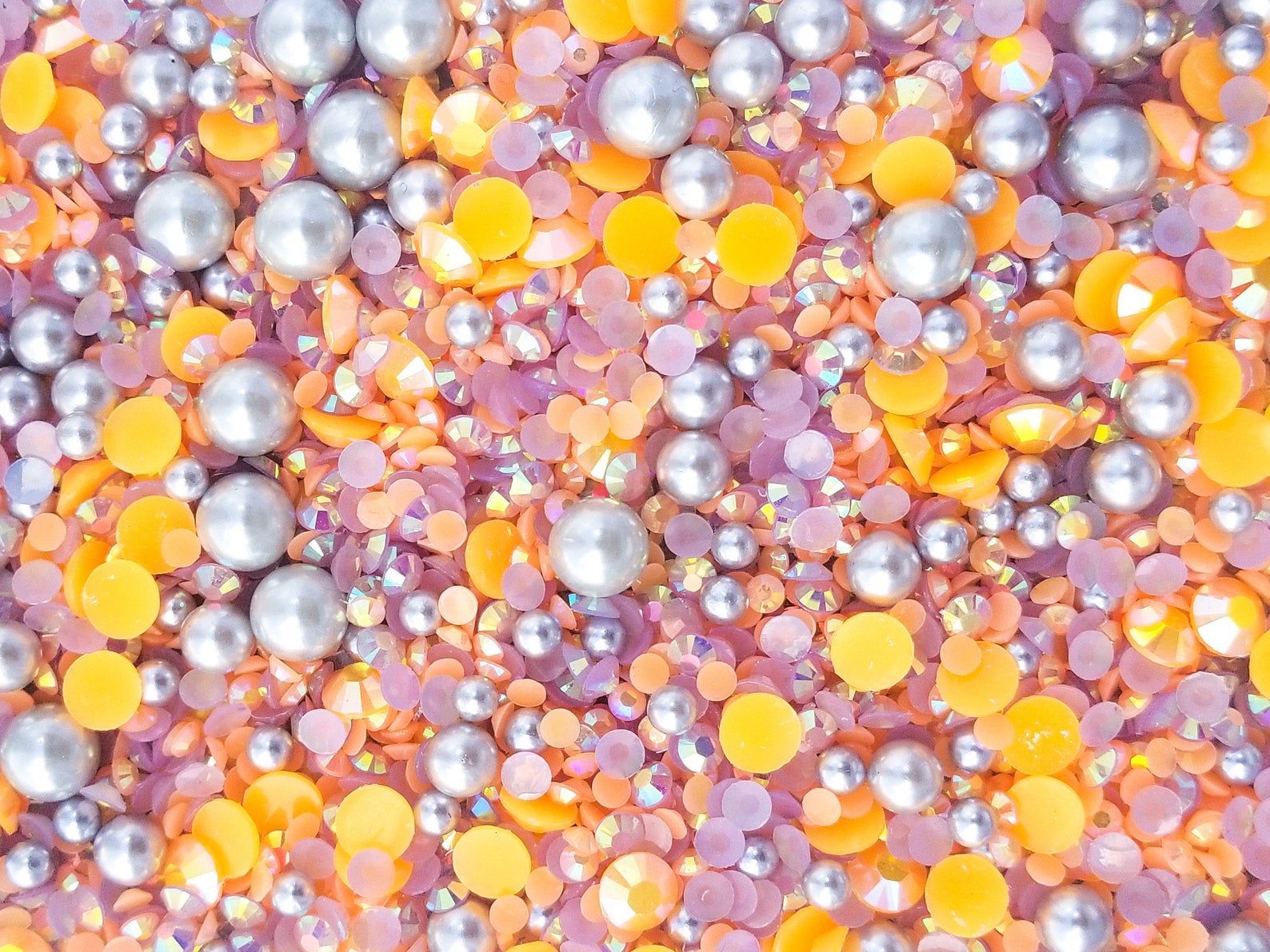 HOCUS POCUS Caviar Pearl Rhinestone Mix Resin Rhinestones - Etsy