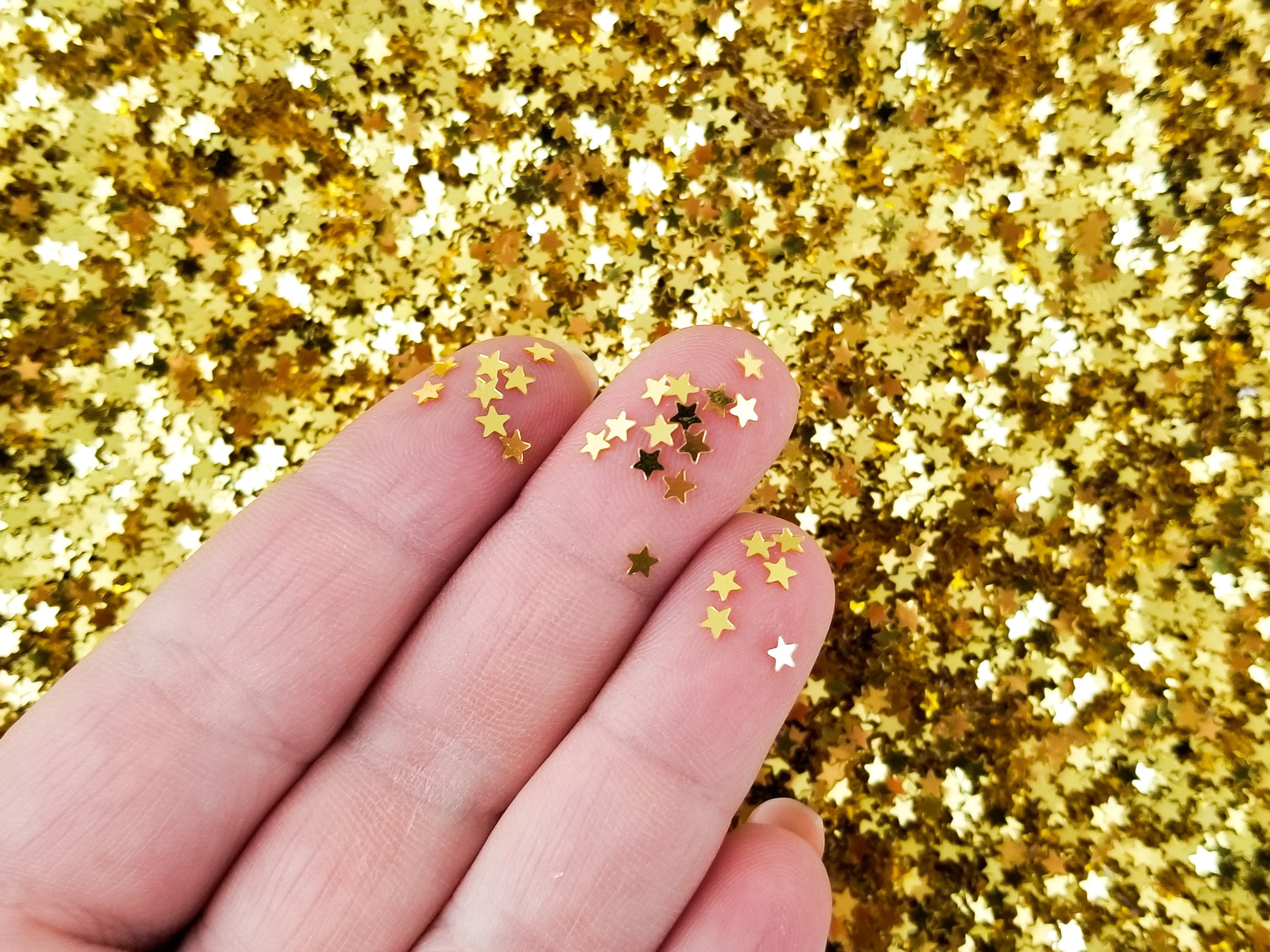 Gold Star Glitter Pick Your Amount U97 - Etsy