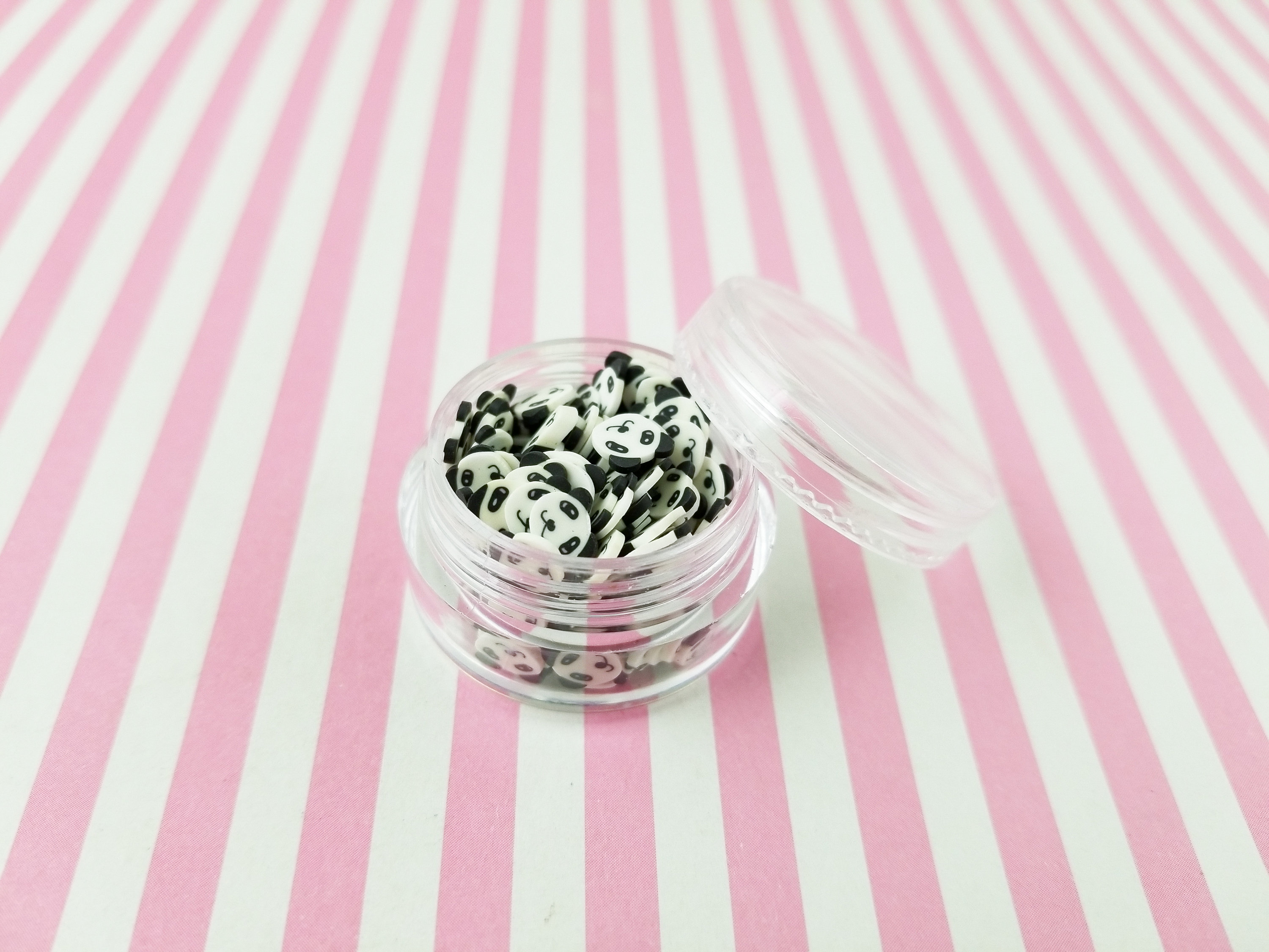 Small Panda Bear Polymer Clay Sprinkles Panda Sprinkles Fimo - Etsy