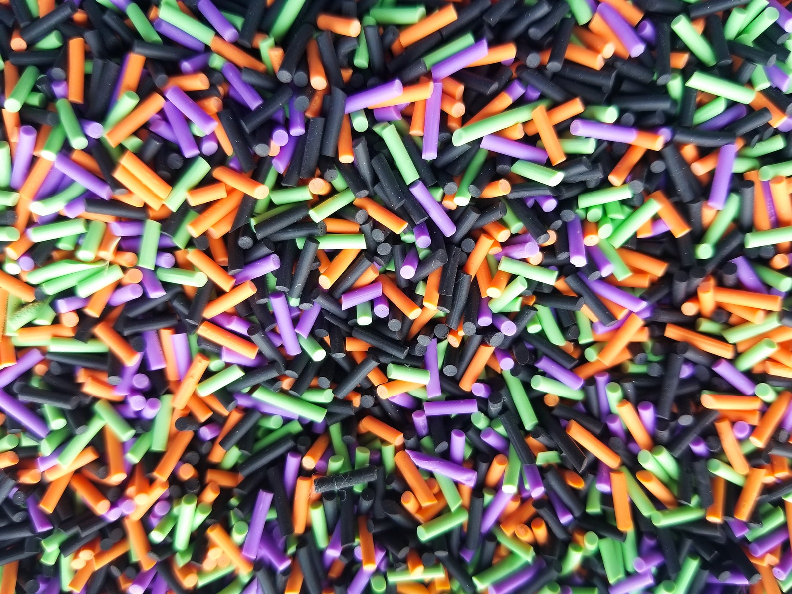 WITCHES' BREW MIX Black and Brights Halloween Sprinkle Mix,polymer Clay ...